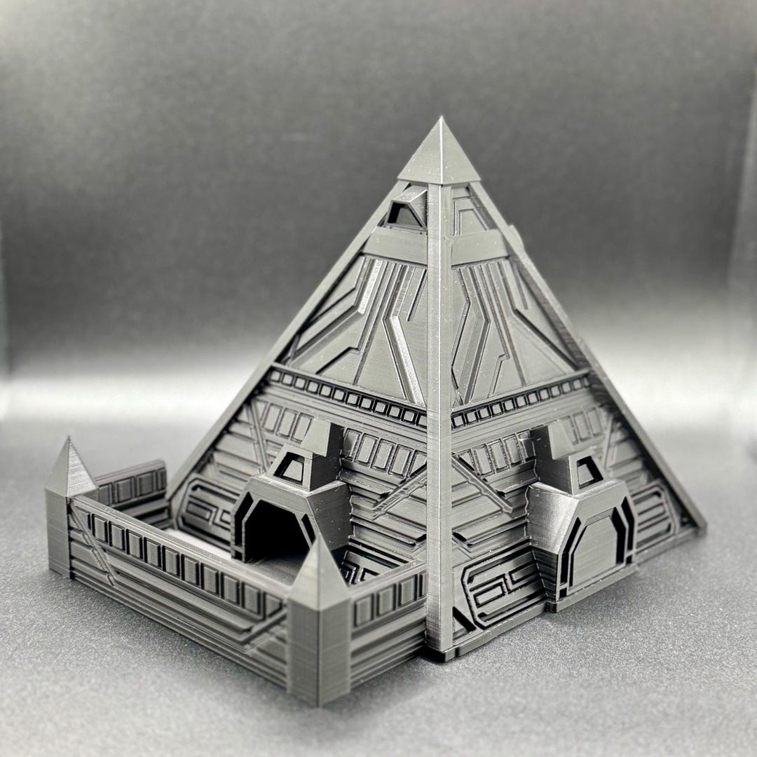 Alien Pyramid Dice Tower - DND Dice Tower - Dice Board Games - Dice ...