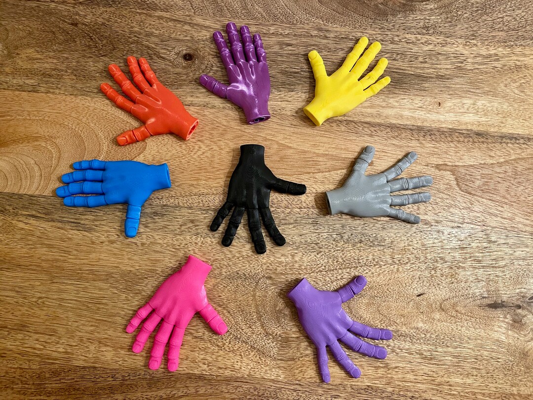 Flexi Hand Pencil Topper - Floppy Hand 3D Printed Pencil Topper ...