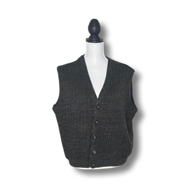 Mens Button up Sweater Vest - Etsy