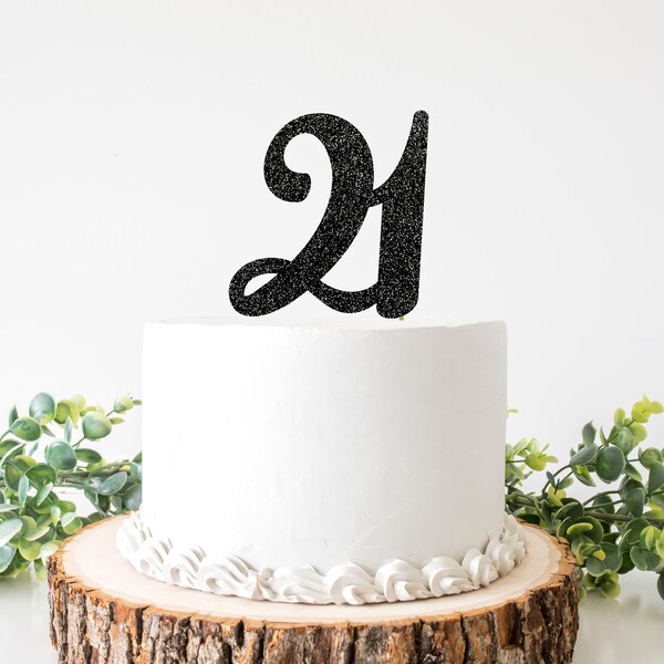 Number Cake Topper - Etsy