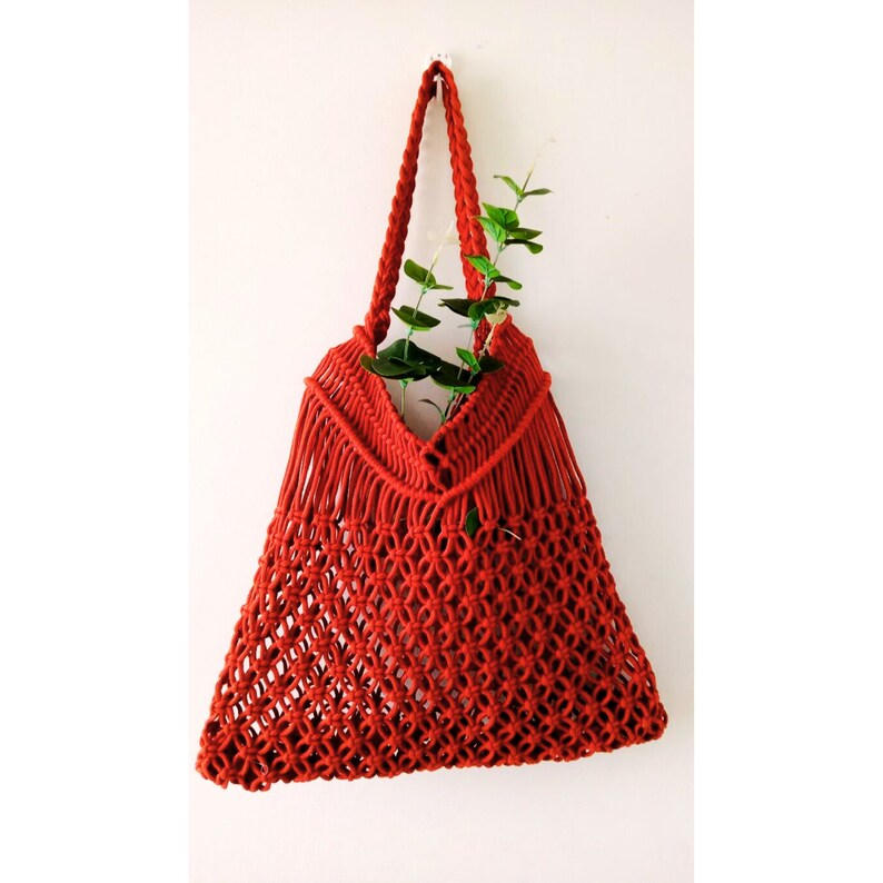 Macrame Mesh Beach Bag, Boho Style Bag, Chic Style Bag, Summer Bag ...