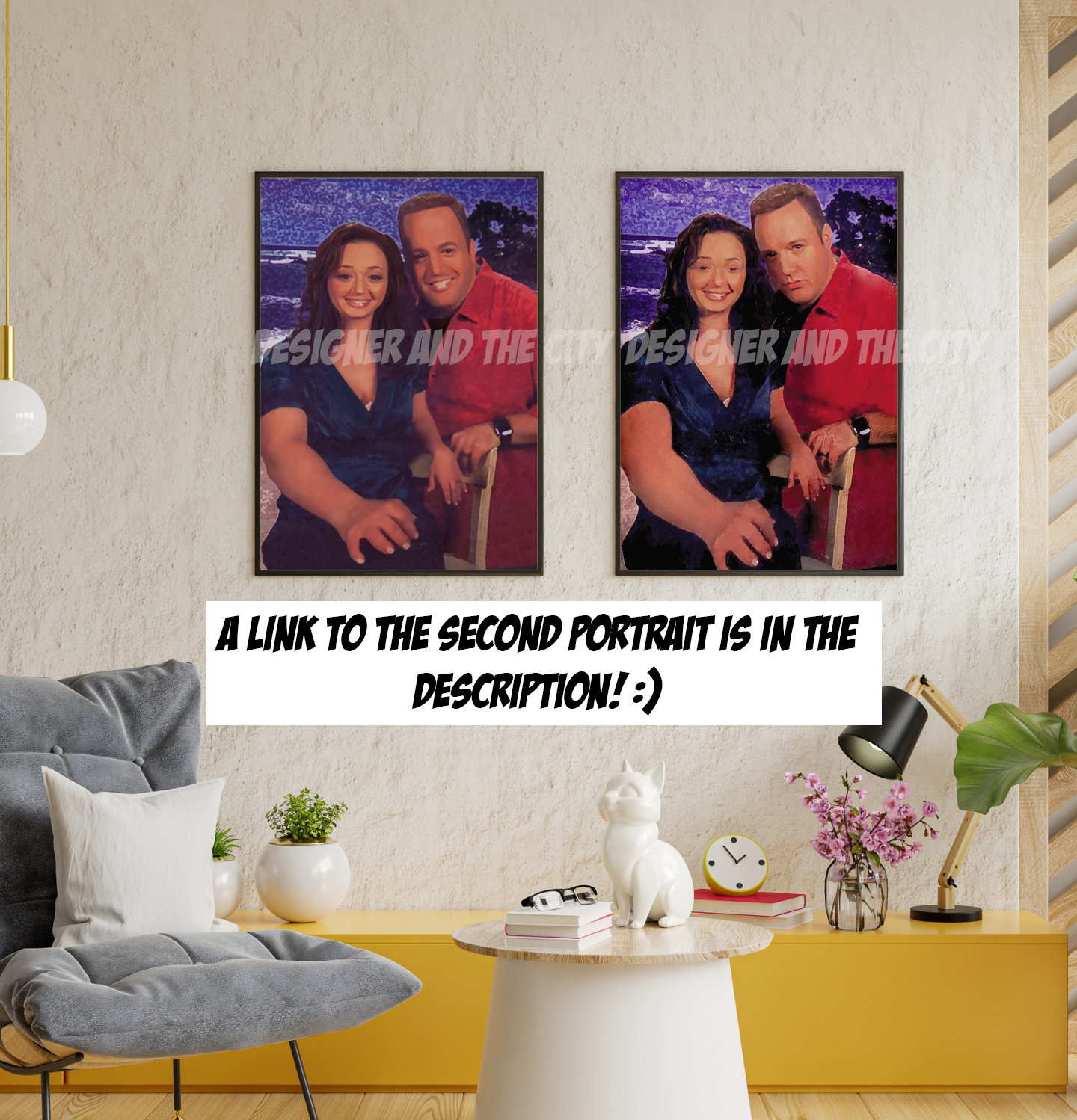 Doug and Carrie Portrait Poster, the King of Queens, Premium Matte ...