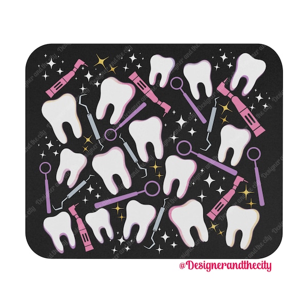 Tooth Mouse Pad - Etsy