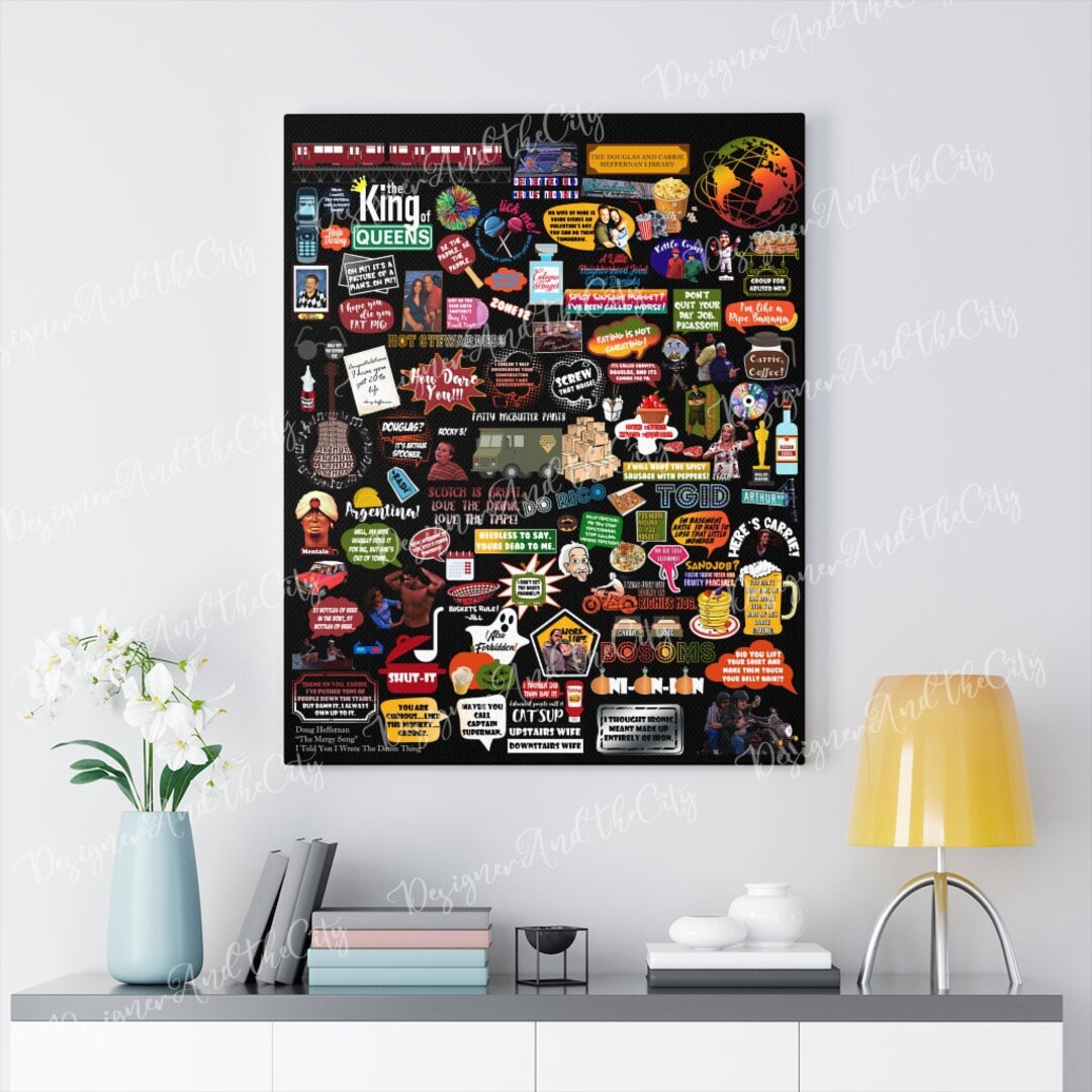 The King of Queens Wall Art Doug Heffernan Canvas Carrie Heffernan ...