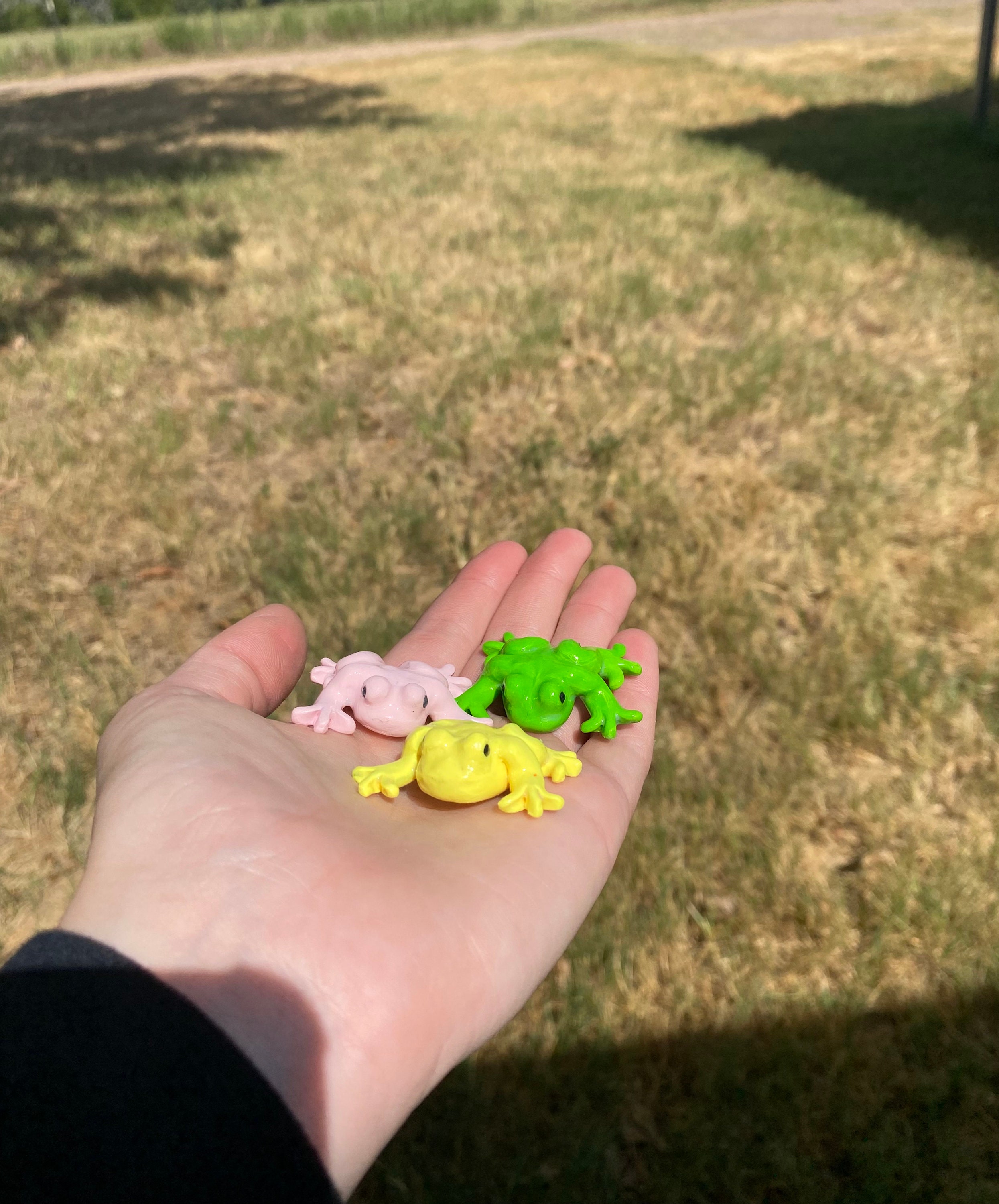 Tiny Clay Frogs - Etsy
