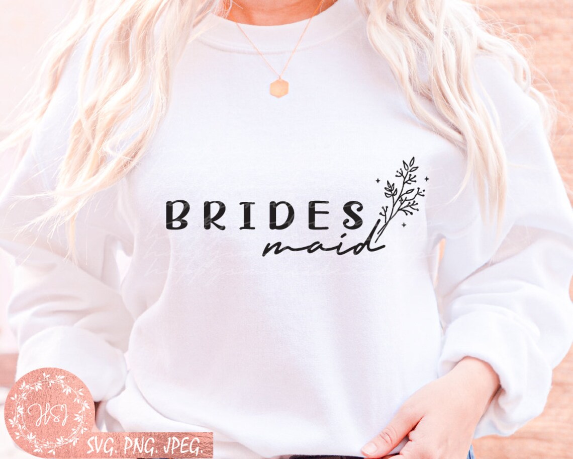 Brides Maid SVG Wedding Svg Bride Svg Bridesmaid Svg Team - Etsy