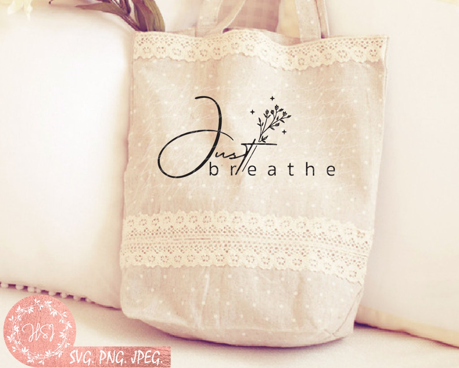 Just Breathe Svg Motivational Svg Dandelion Blowing Svg - Etsy