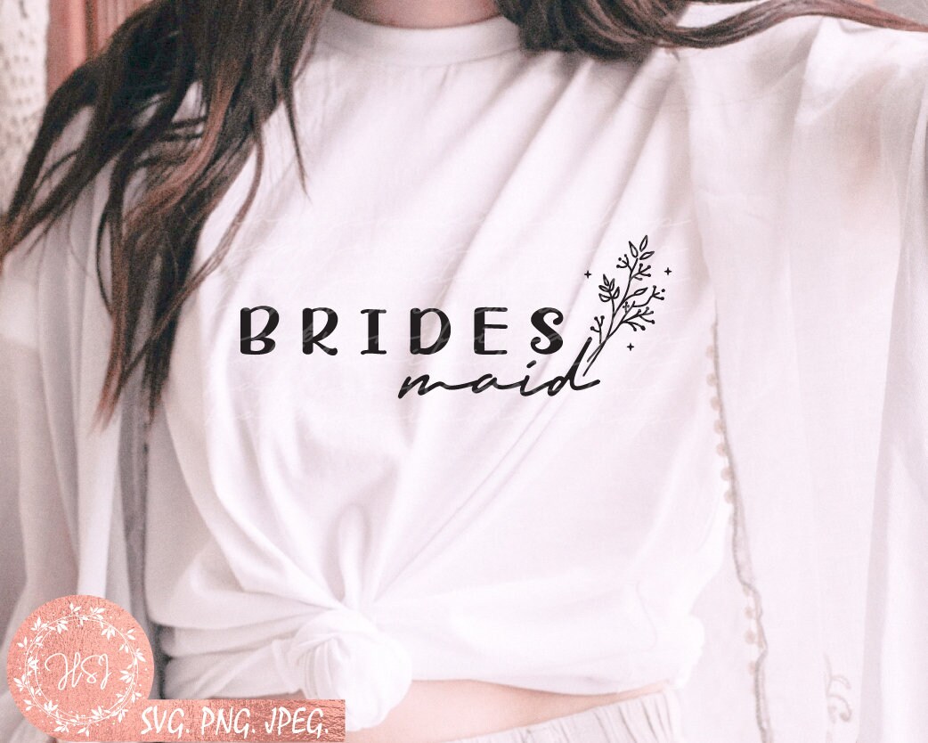 Brides Maid SVG Wedding Svg Bride Svg Bridesmaid Svg Team - Etsy