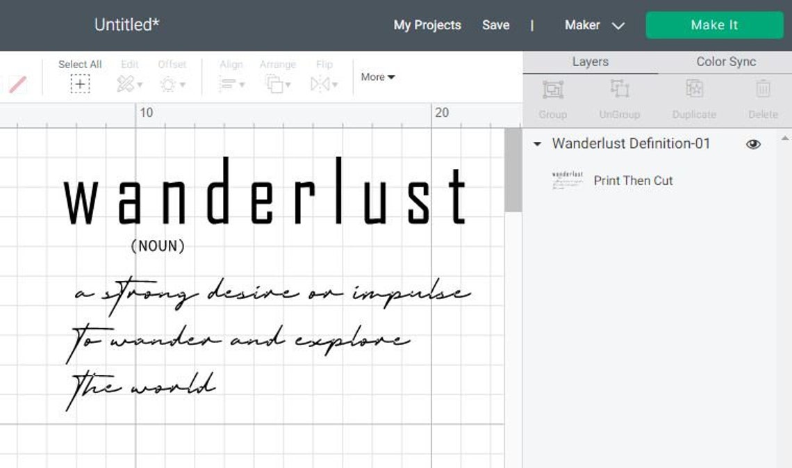 Wanderlust Definition Svg Wanderlust Svg Travel Svg - Etsy