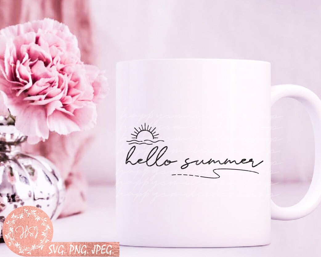 Hello Summer SVG Summer Svg Beach Svg Summer Shirt Svg - Etsy