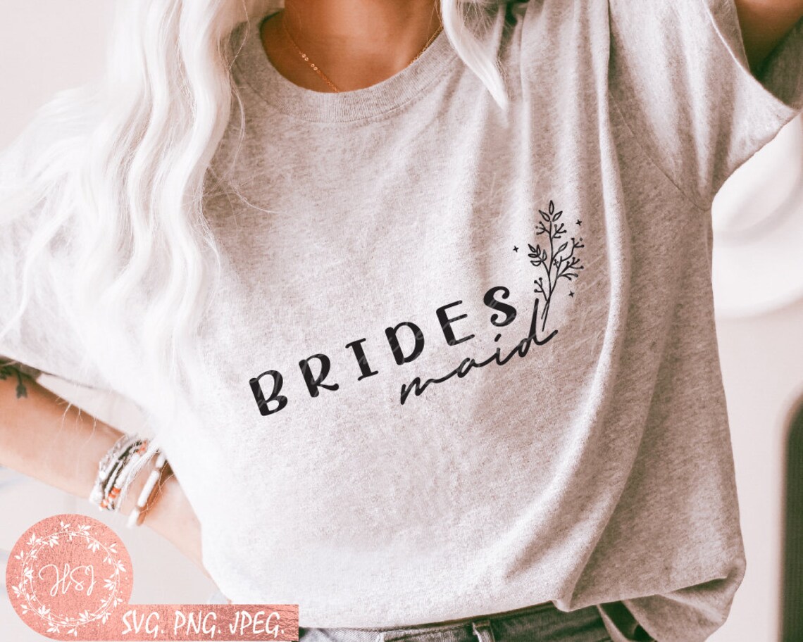 Brides Maid SVG Wedding Svg Bride Svg Bridesmaid Svg Team - Etsy