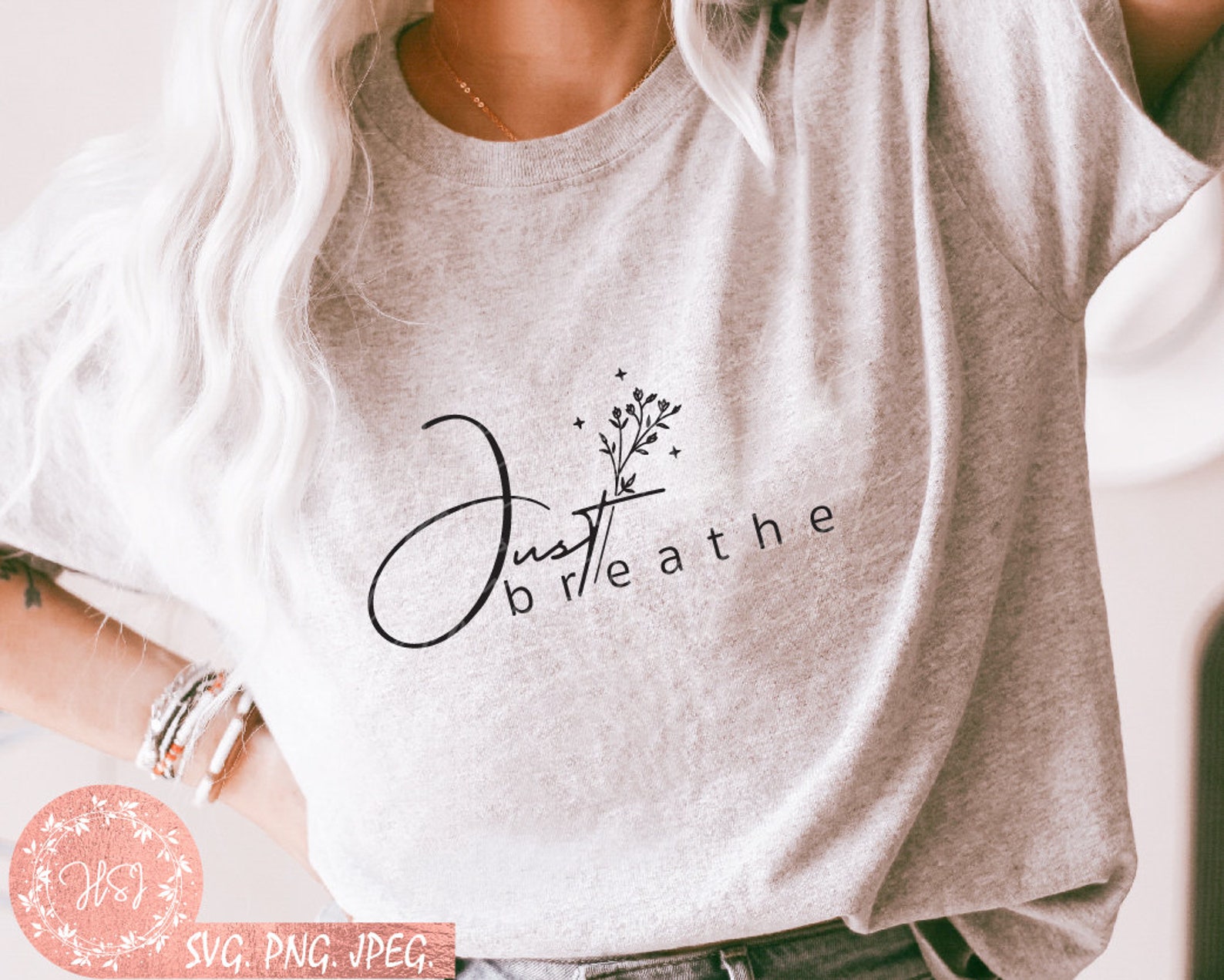 Just Breathe Svg Motivational Svg Dandelion Blowing Svg - Etsy