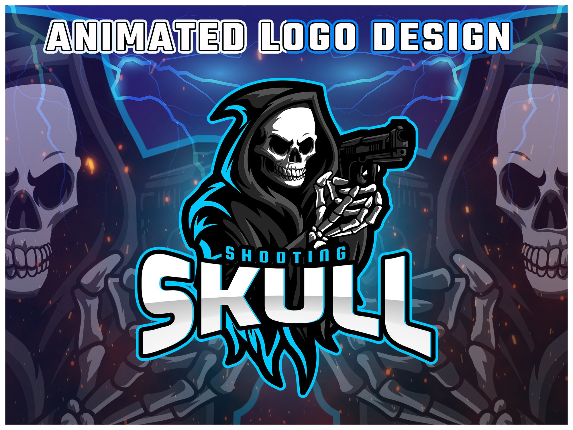 I Will Design Custom Amazing Animated Gaming Logo for E-sport - Etsy