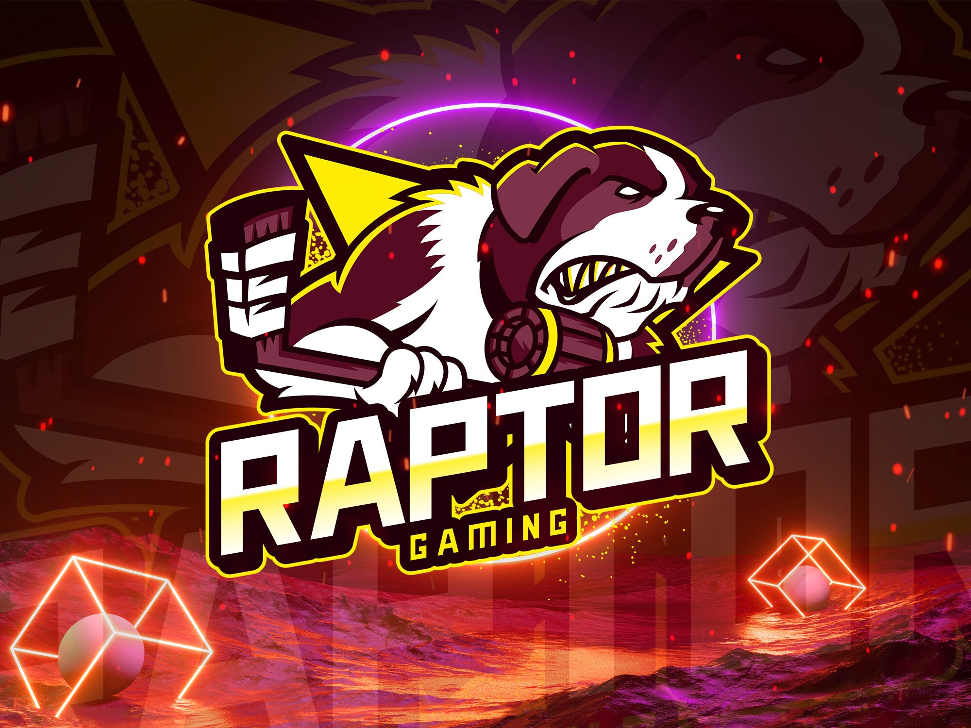 I Will Design Custom Amazing Gaming Logo for E-sport Twitch - Etsy Canada