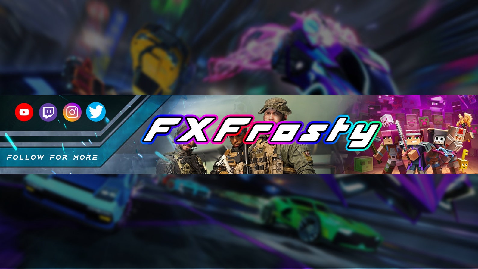 I Will Design Custom Amazing Gaming Banner and Cover Photo for - Etsy