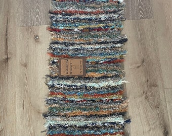 Handwoven Amish Rag Rug 47" X 29" - Etsy