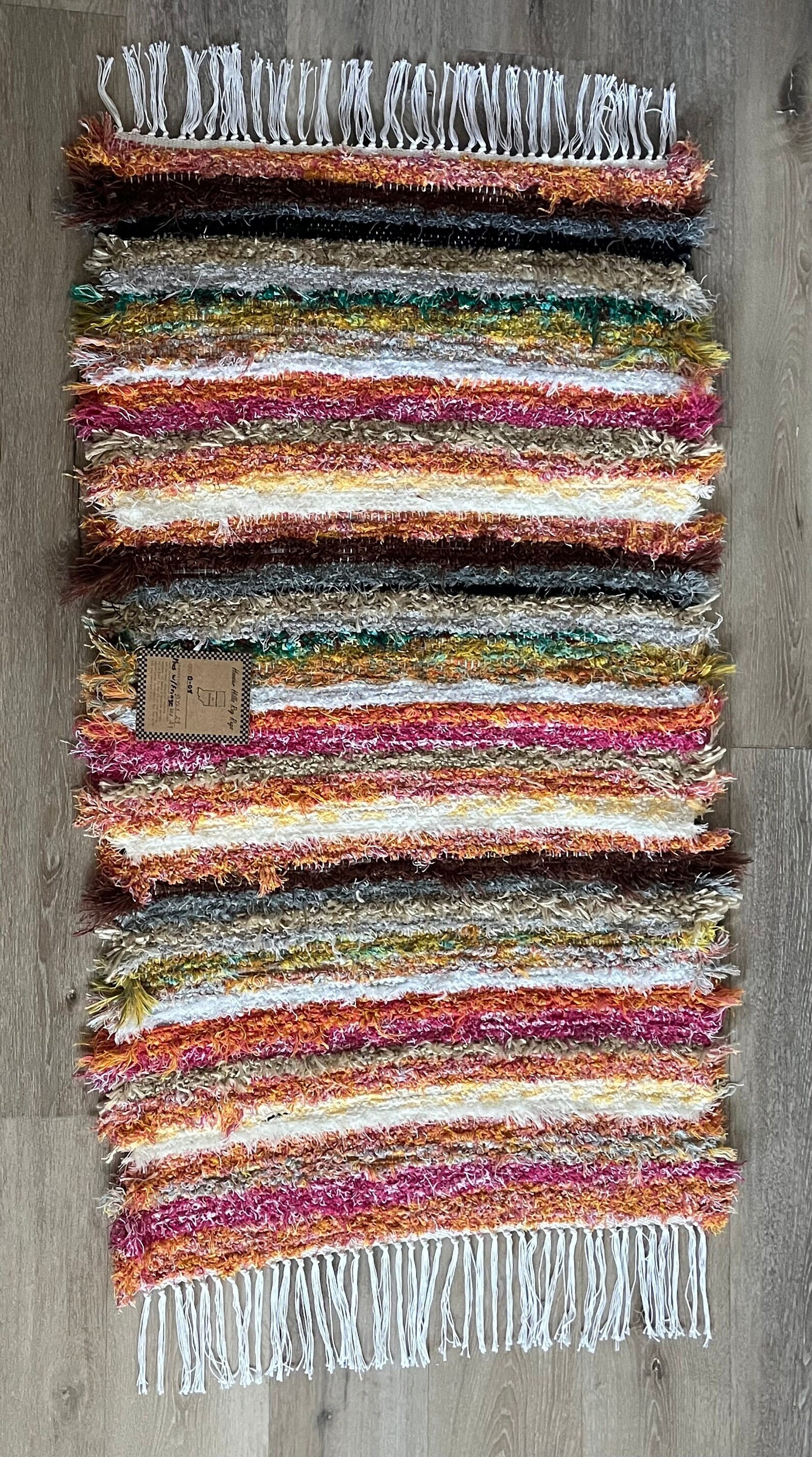 Handwoven Amish Rag Rug 47" X 29" - Etsy