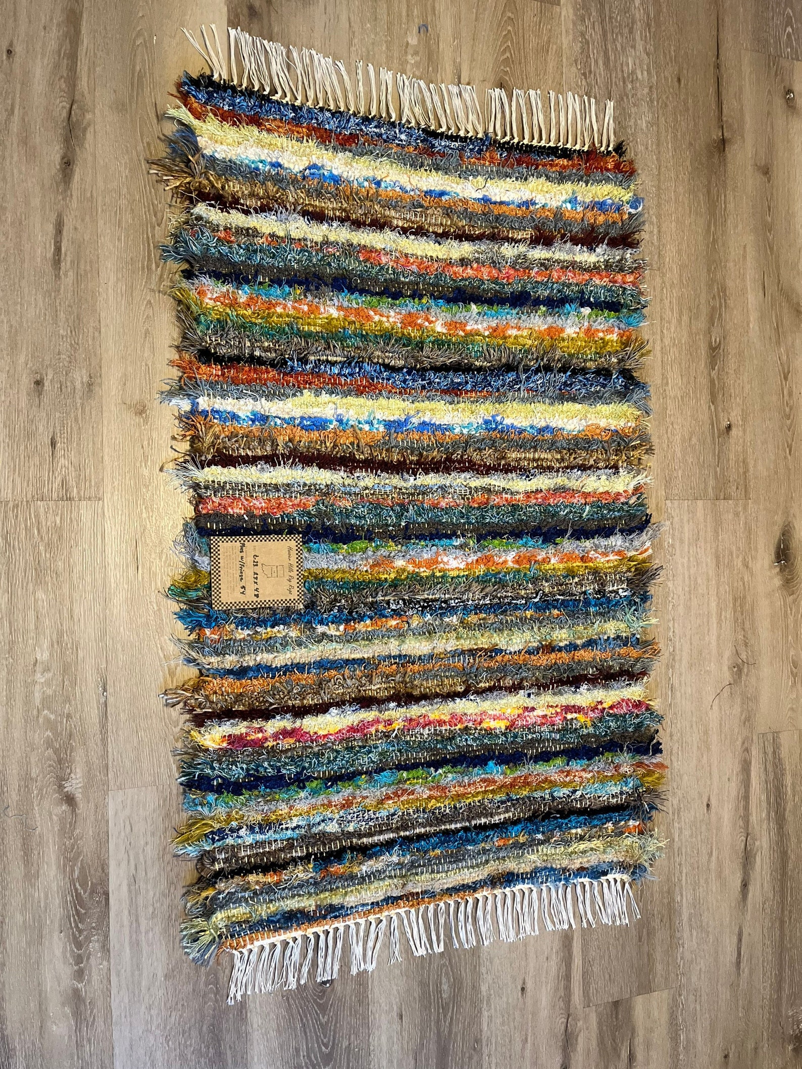 Handwoven Amish Rag Rug 48 X 28 - Etsy