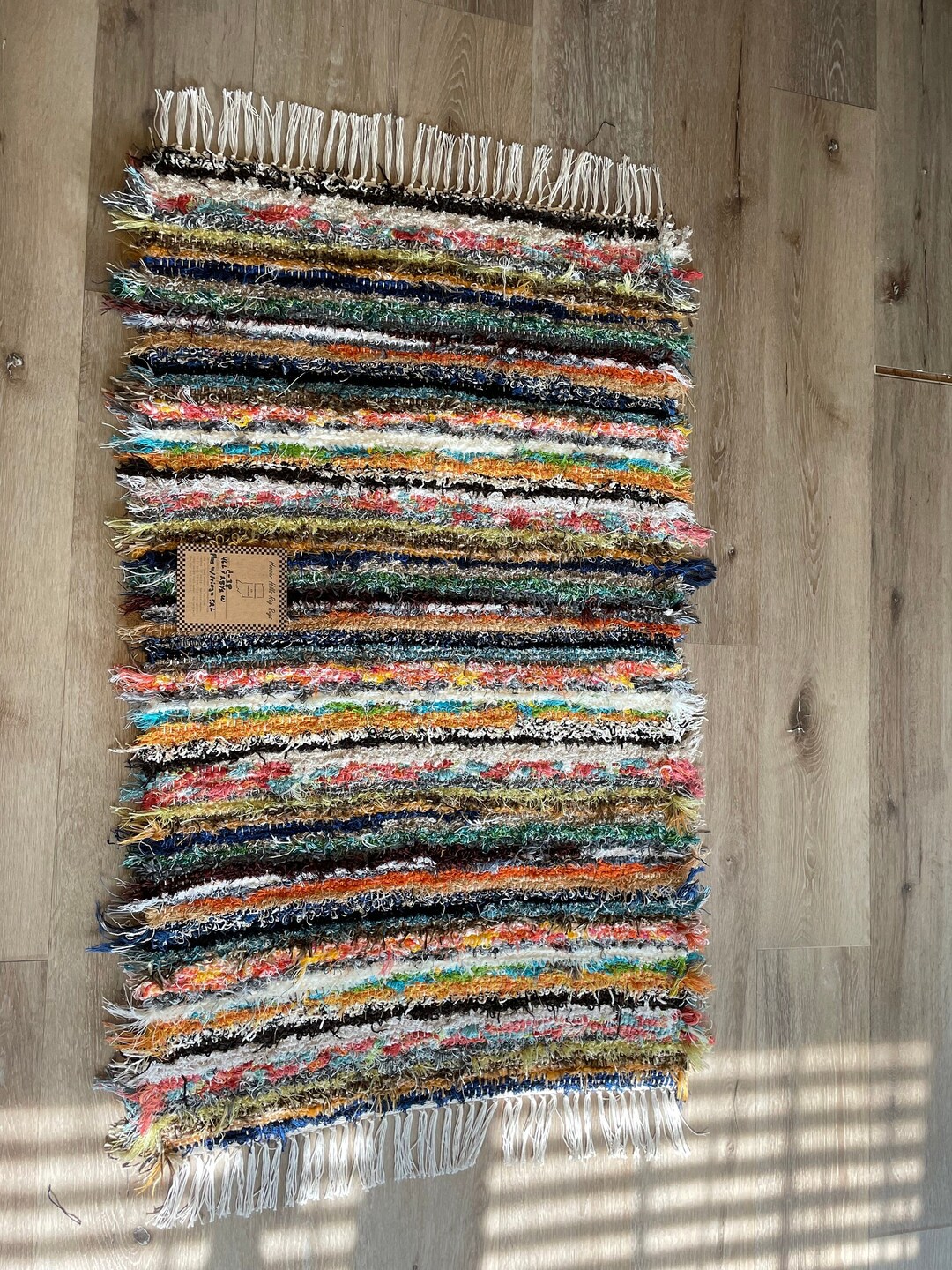 Handwoven Amish Rag Rug 46 X 28.5 - Etsy