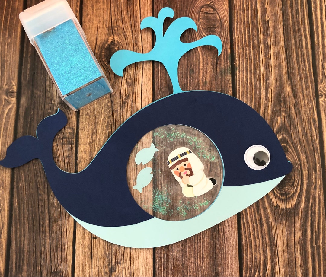Jonah & the Whale Craft/bible Lesson Craft/jonah - Etsy