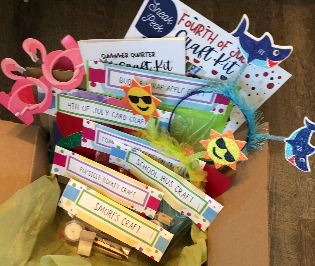 Summer Quarter Craft Kit Crafts for Kids Toddler Crafts - Etsy