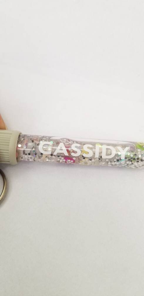 Phlebotomy Keychain With Butterflies | Etsy