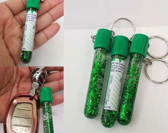 Phlebotomy Keychain With Butterflies | Etsy