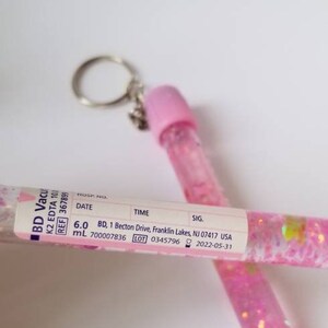 Phlebotomy Keychain With Butterflies - Etsy