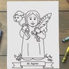 Saint Pope John Paul II Coloring Page for Catholic Kids - Digital ...