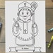 St. Blaise Coloring Page for Catholic Kids - Digital Download - Print ...