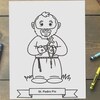 St. Blaise Coloring Page for Catholic Kids Digital Download Print ...
