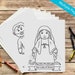 Saint Pope John Paul II Coloring Page for Catholic Kids - Digital ...