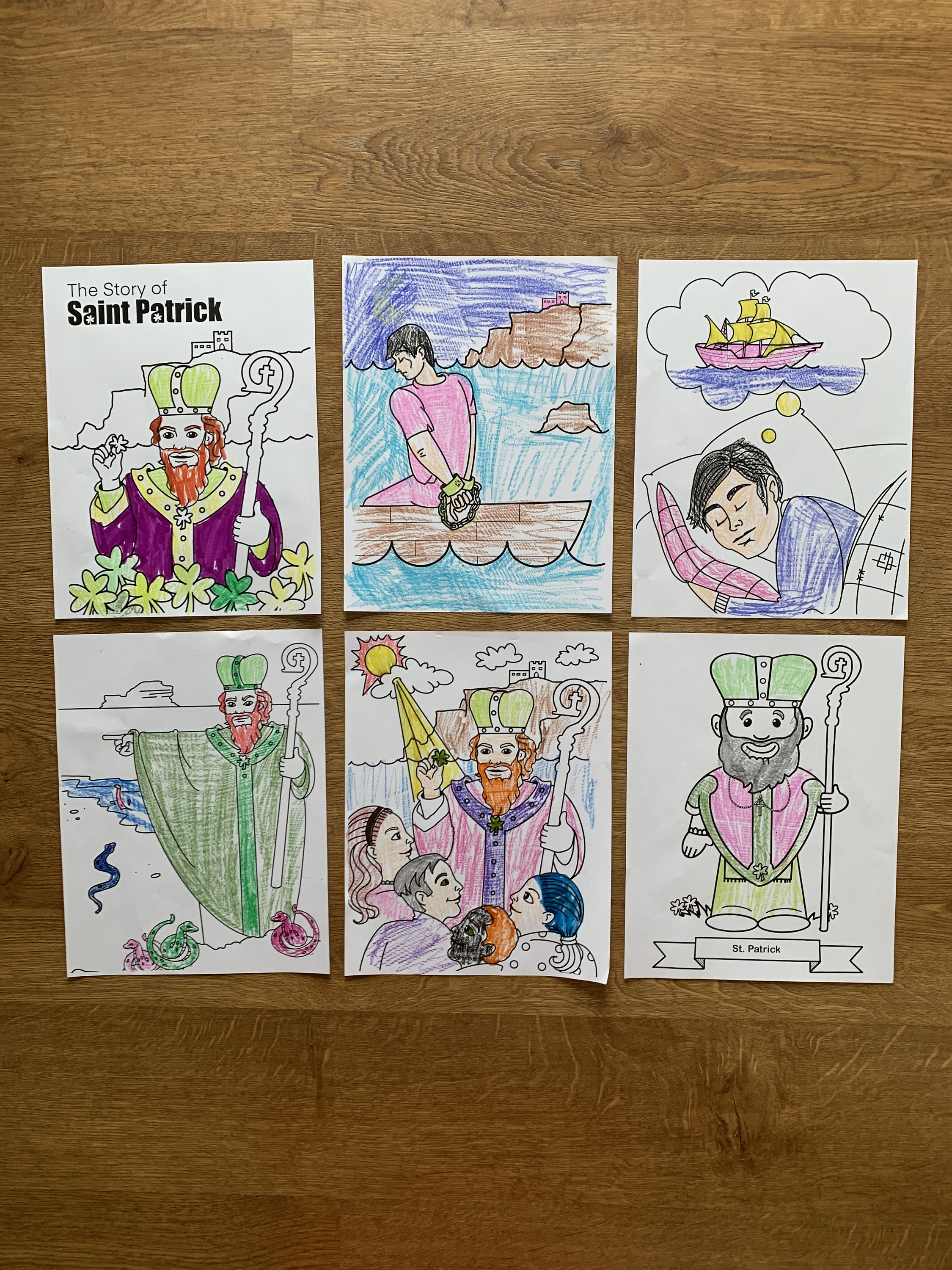 The Story of St. Patrick Coloring and Learning Book for Catholic Kids ...