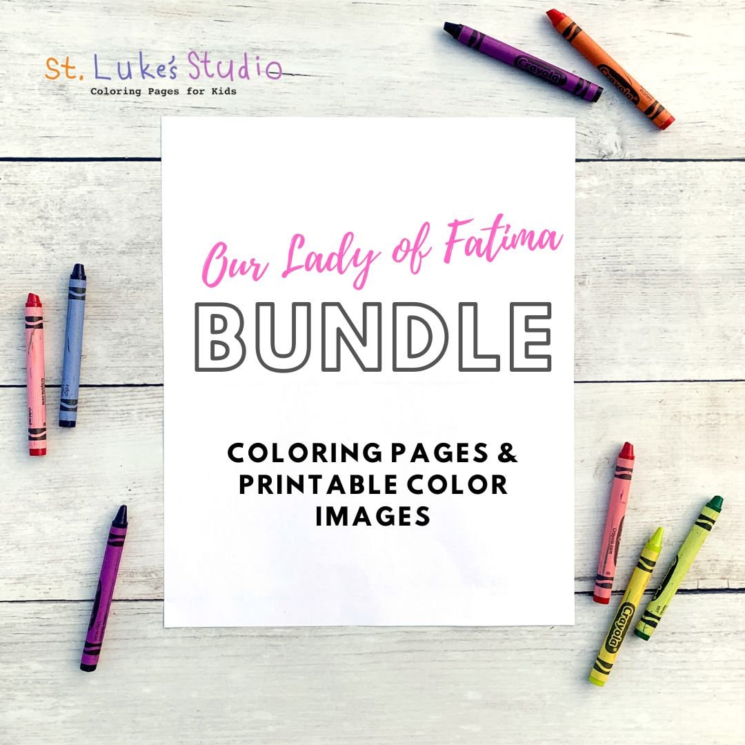 Our Lady of Fatima Coloring Pages & Printable Photos for Catholic Kids ...