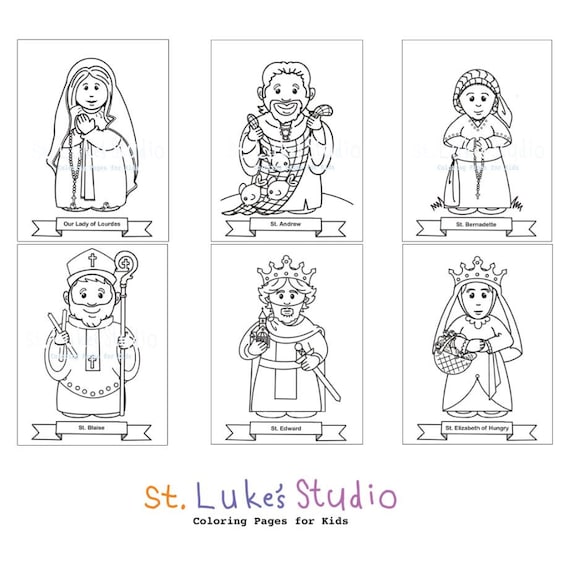 Coloring Pages About St Andrew