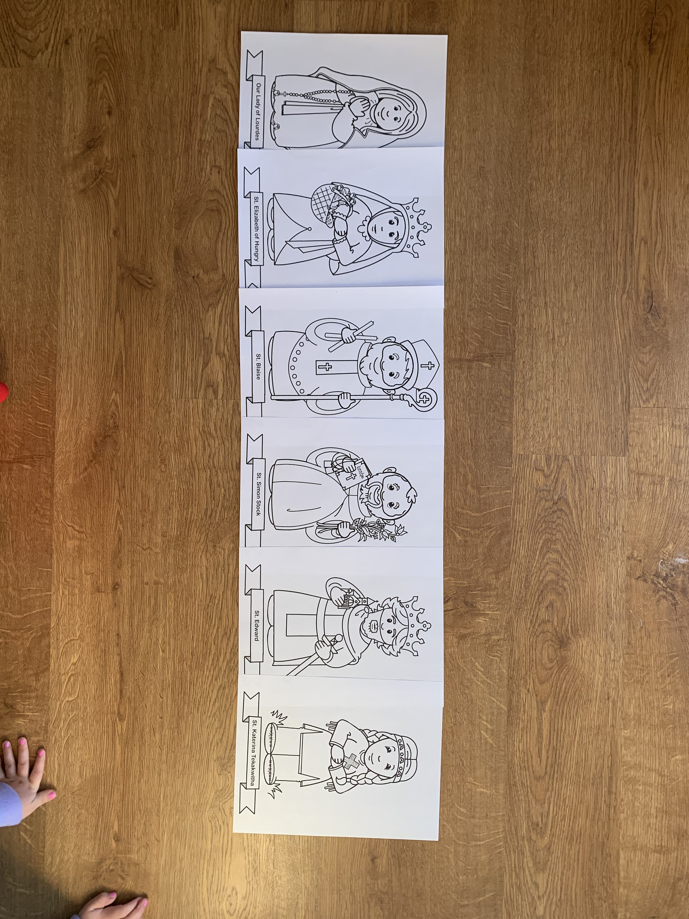 St. Simon Stock Coloring Page for Catholic Kids Digital Download Print ...