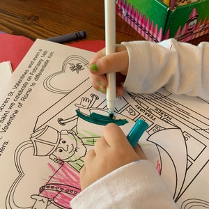 The Story of St. Valentine Coloring and Learning Book for Catholic Kids ...