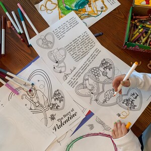 The Story of St. Valentine Coloring and Learning Book for Catholic Kids ...