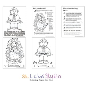 Our Lady of Guadalupe Coloring and Learning Book for Catholic Kids ...