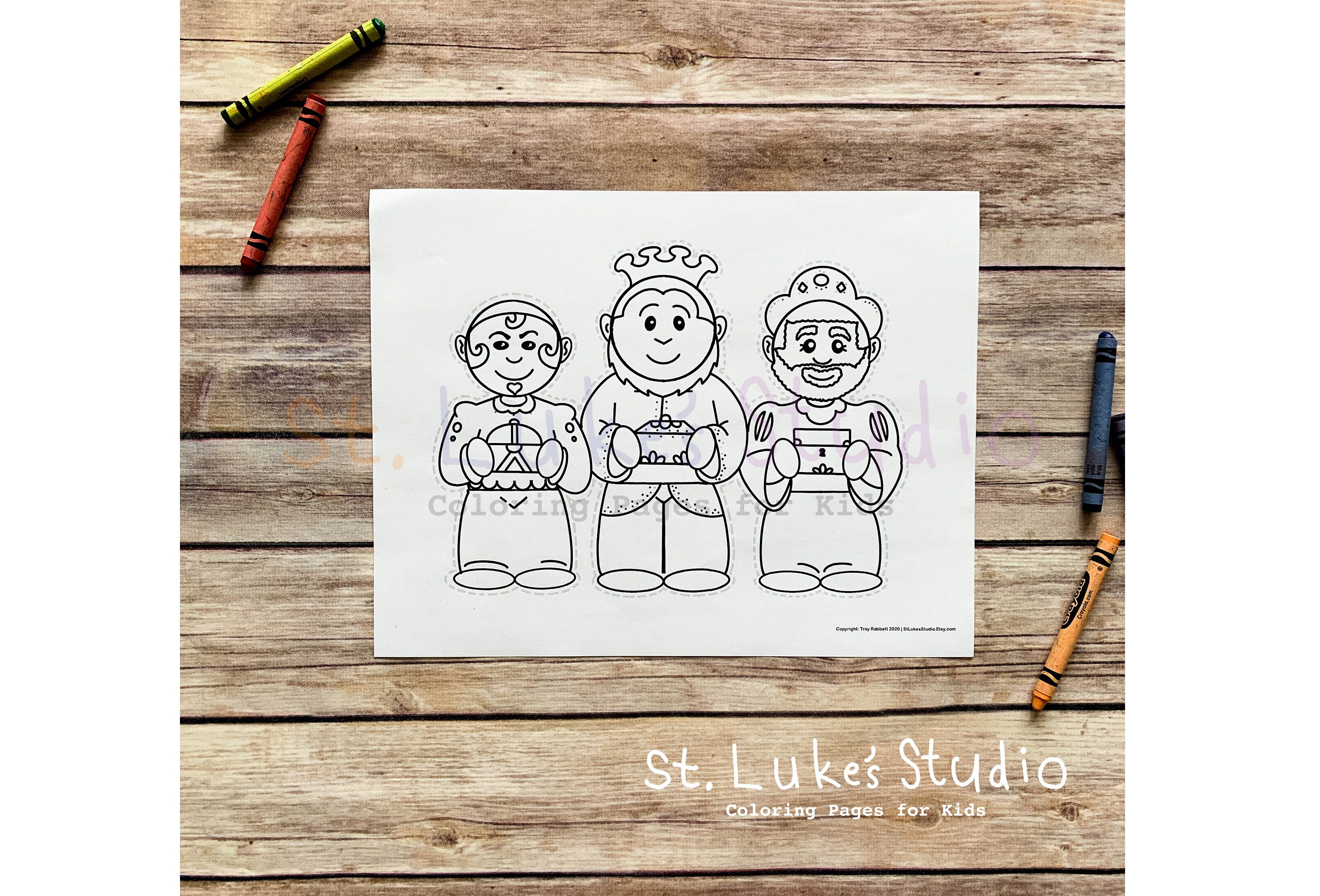 Nativity Coloring and Activity Packet for Kids - Digital Download ...