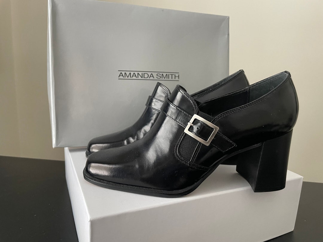 Size 6M - 1990s Vintage Amanda Smith Leather Upper Made in Brazil ...