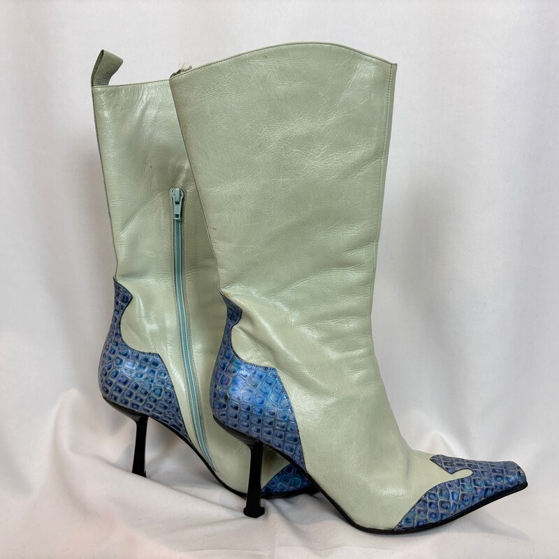 Light Blue Leather - Etsy