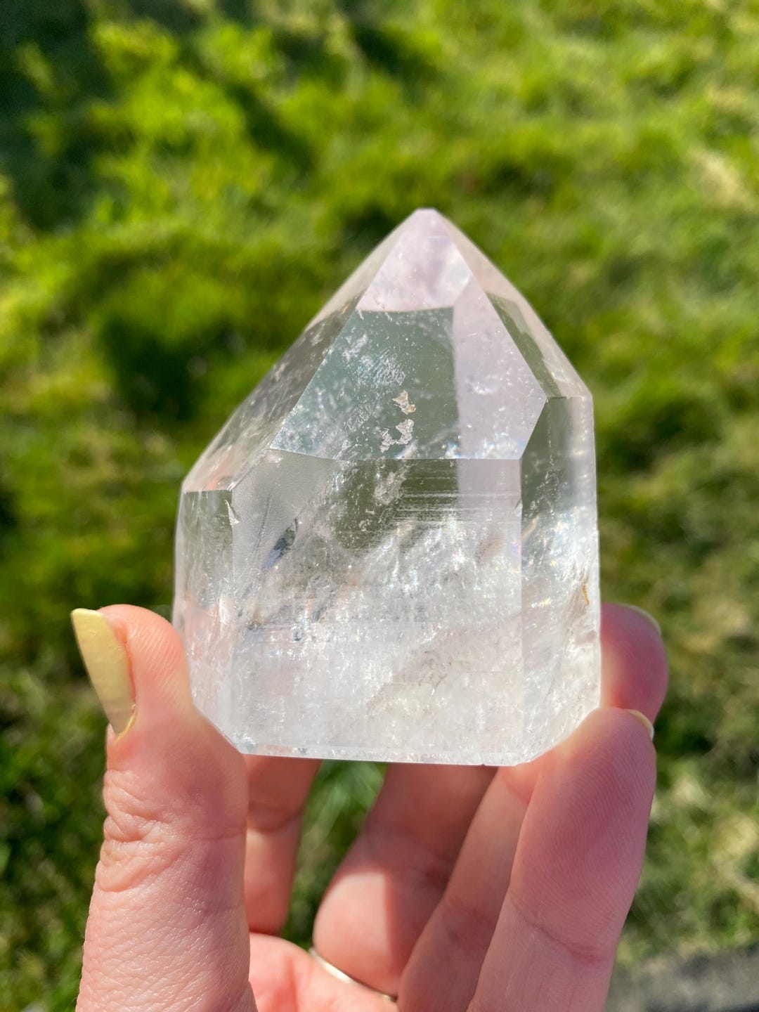 Large Lemurian Seed Quartz Crystal Tower - Serra Do Cabral, Brazil - Etsy