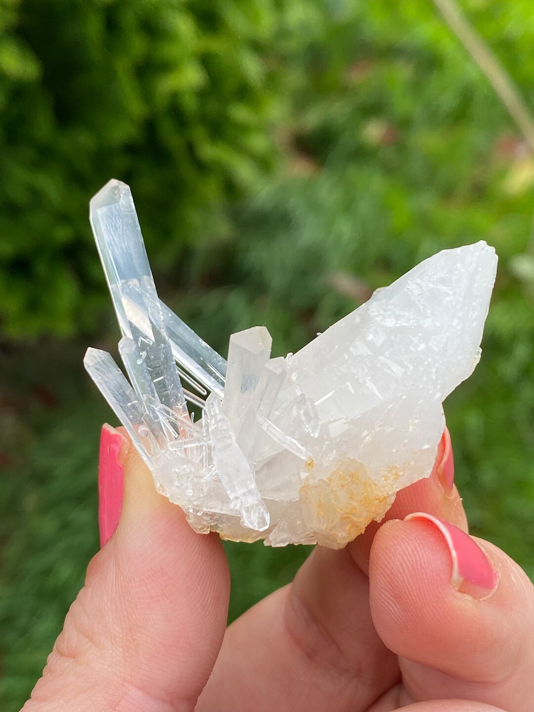 Colombian Lemurian Light Quartz Crystal Cluster From Santander ...