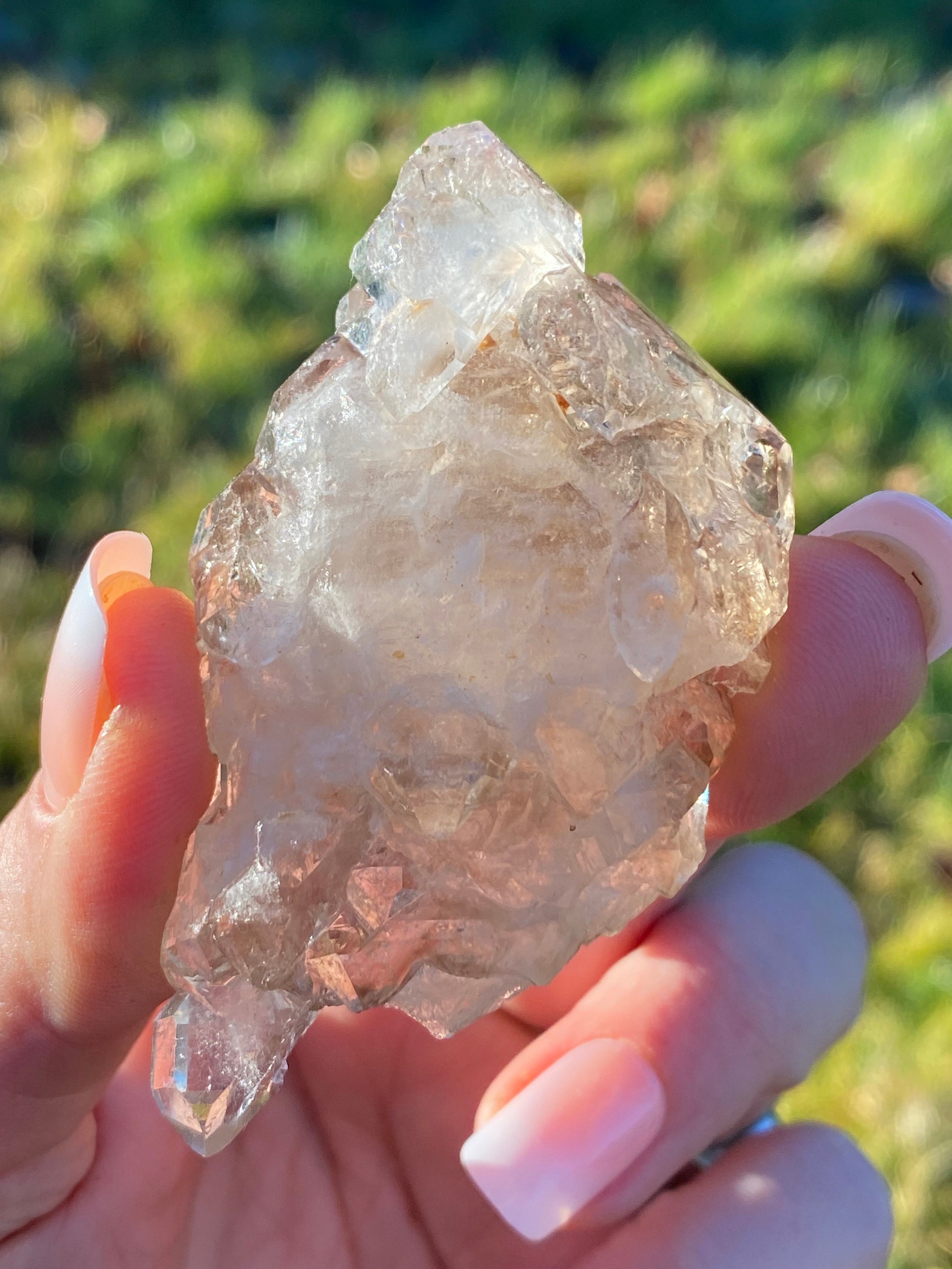 Smoky Skeletal Elestial Jacare Quartz Crystal From Brazil - Etsy