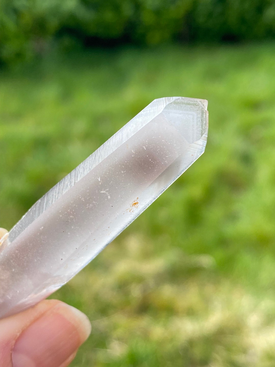 Colombian Lemurian Lithium Grey Phantom Quartz Crystal New Discovery La ...