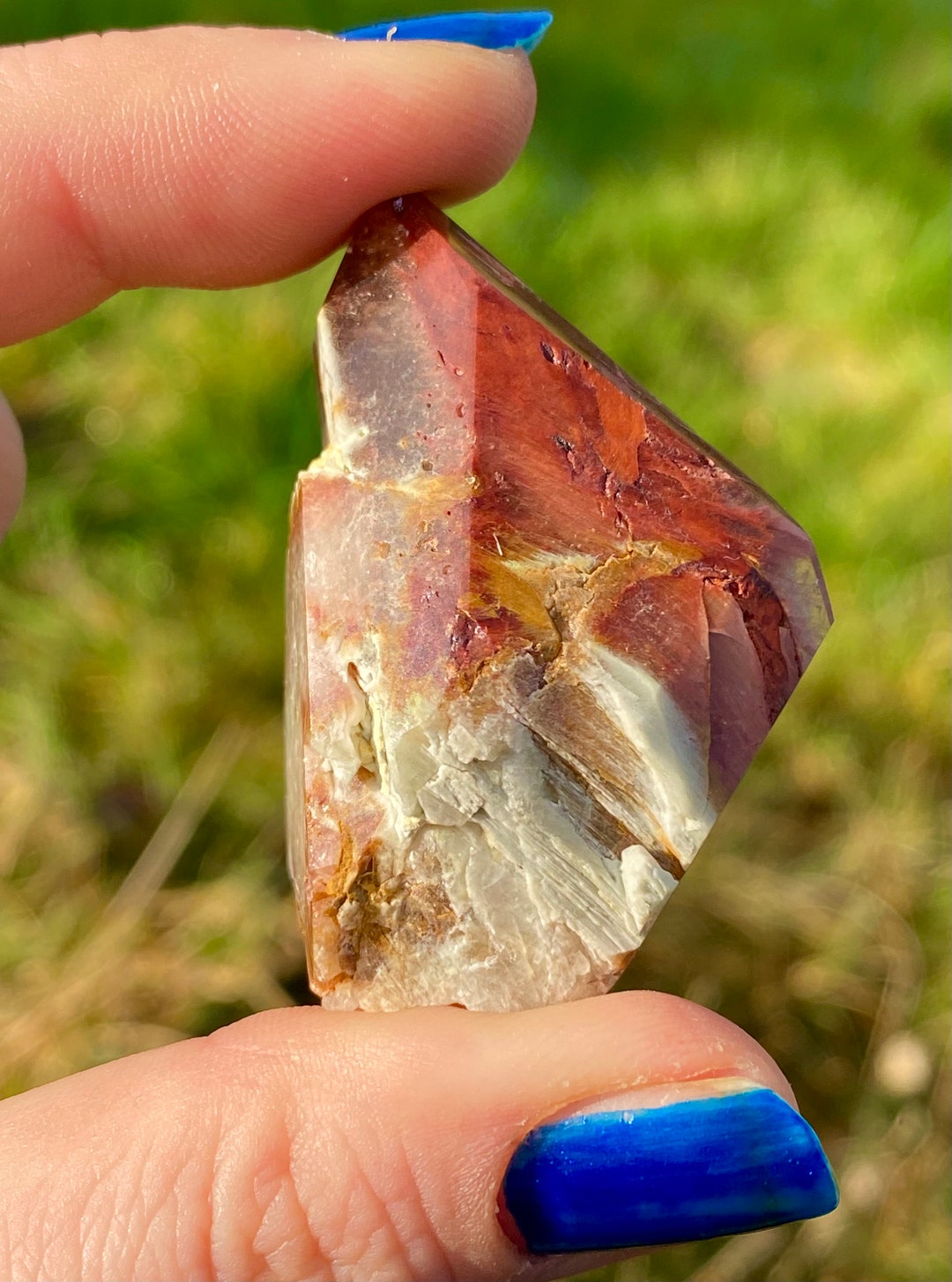 Rare Amphibole Angel Wings Quartz Semi Polished Freeform From Brazil ...
