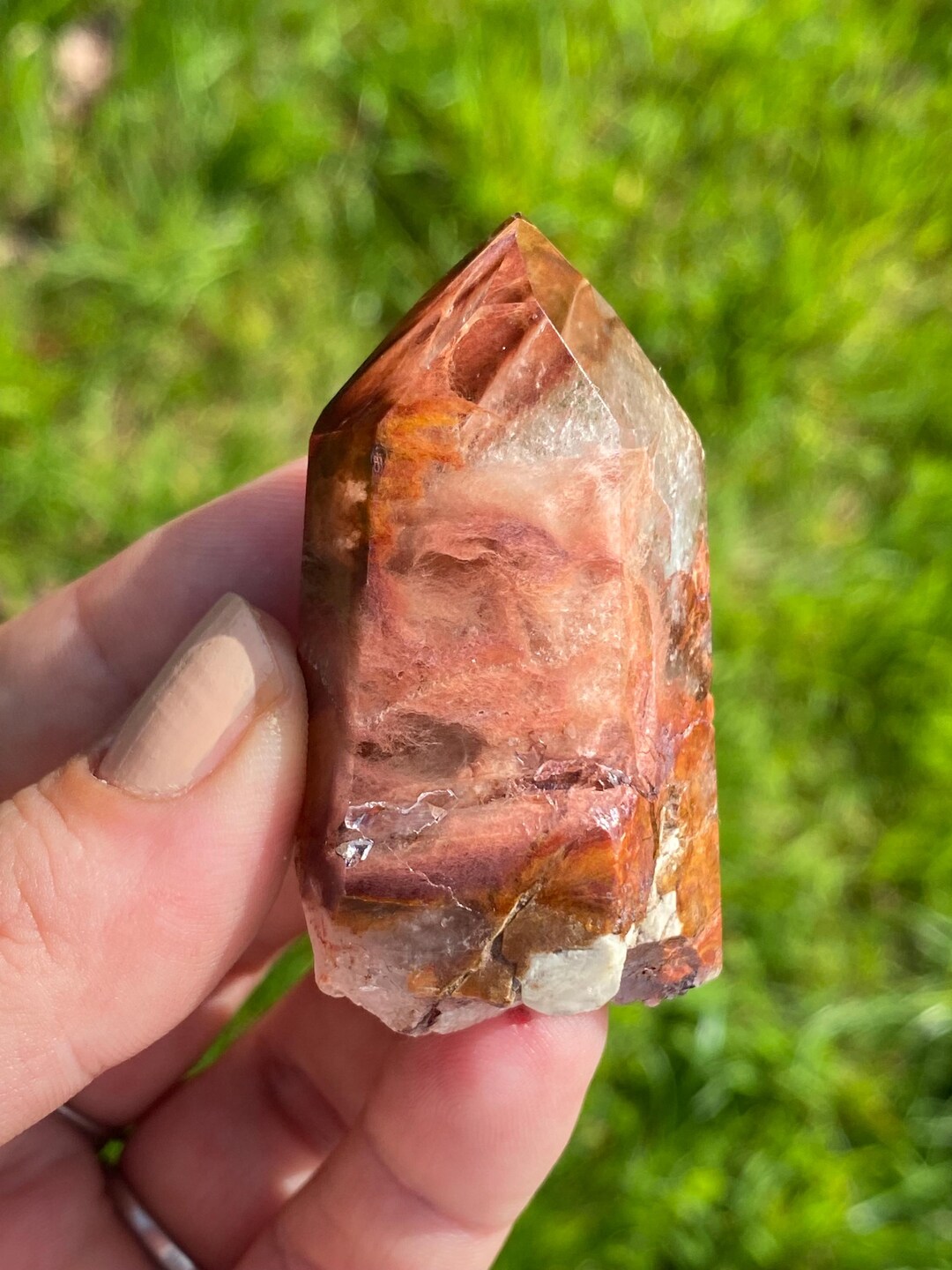 Rare Amphibole Angel Wings Quartz Polished Points From Brazil Energy ...