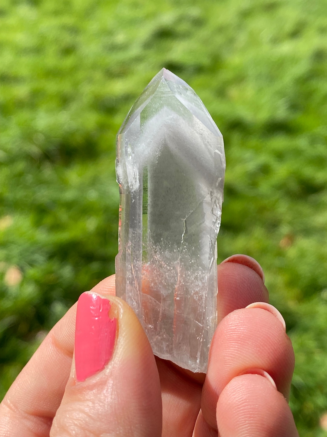 Colombian Lemurian Lithium Grey Phantom Quartz Crystal New Discovery La ...