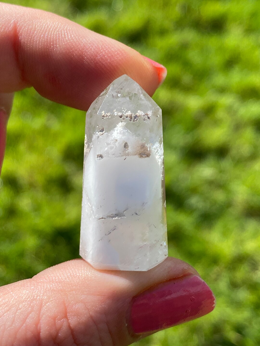 Rare White Amphibole Angel Wings Phantom Quartz High Quality Tower From ...